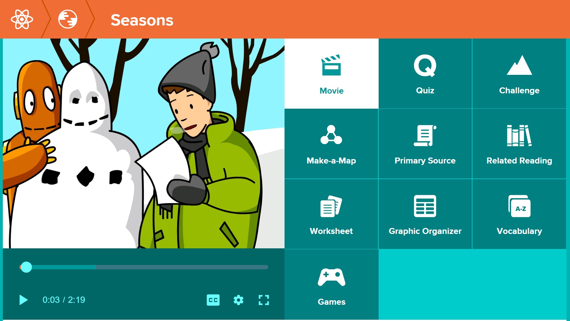 season-brainpop | Greta Voyage